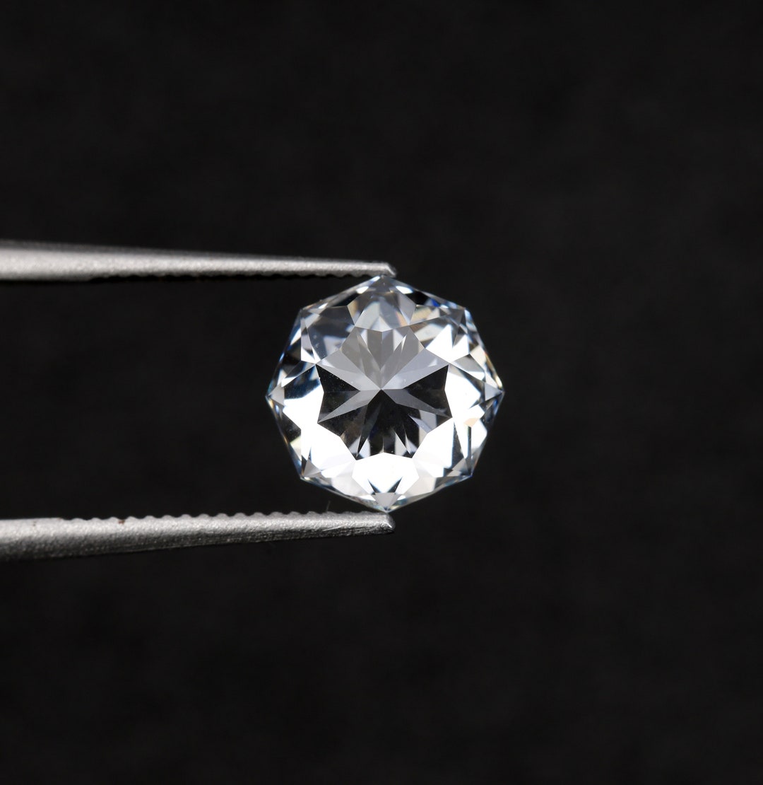 1.07 CT, 6.5 MM | Lab Grown Diamond | Octagon Cut Diamond | Unique Cut ...