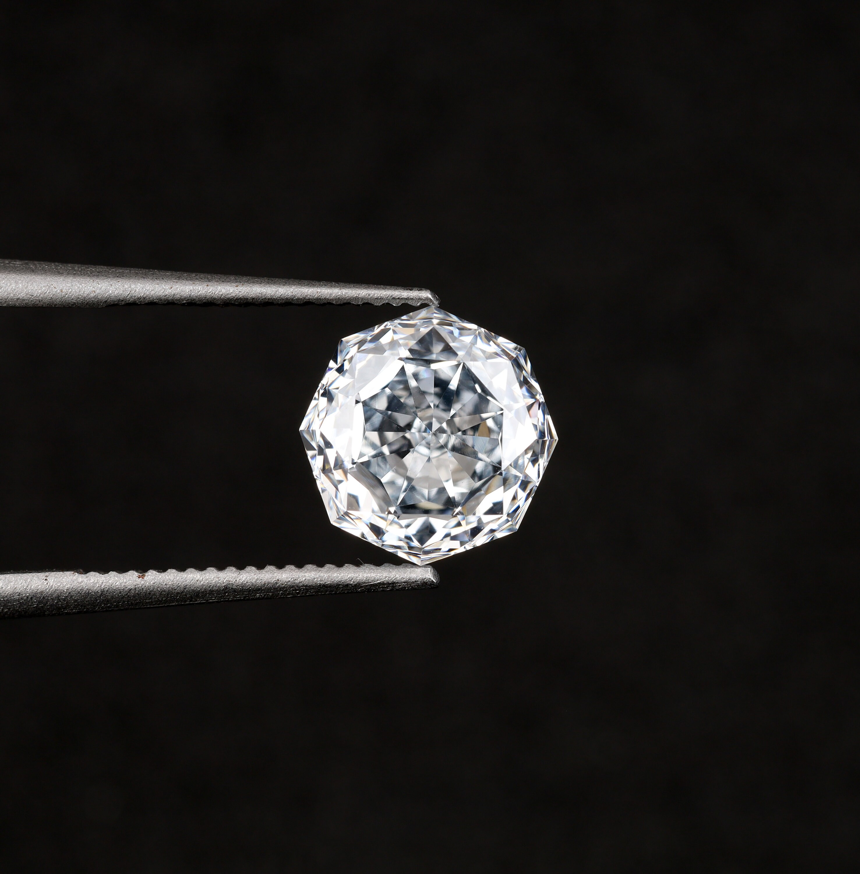 1.07 CT, 6.5 MM | Lab Grown Diamond | Octagon Cut Diamond | Unique Cut ...