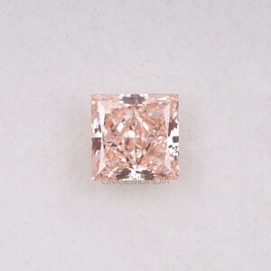 0.51 CT | Pink Color Princess Cut Diamond | Lab Grown Diamond | Unique ...