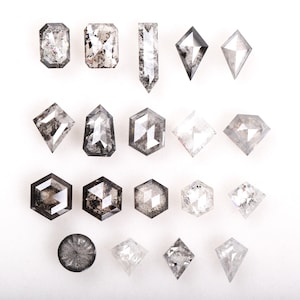 Salt and Pepper Diamond | Mix Shape Diamond | Natural Loose Earth Mined ...