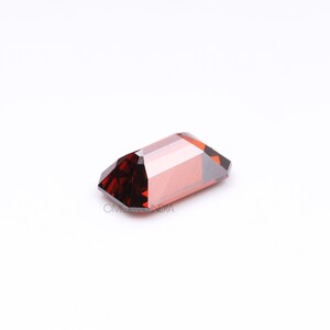 0.52 CT | Red Color Emerald Cut Diamond | Lab Grown Diamond | Unique ...