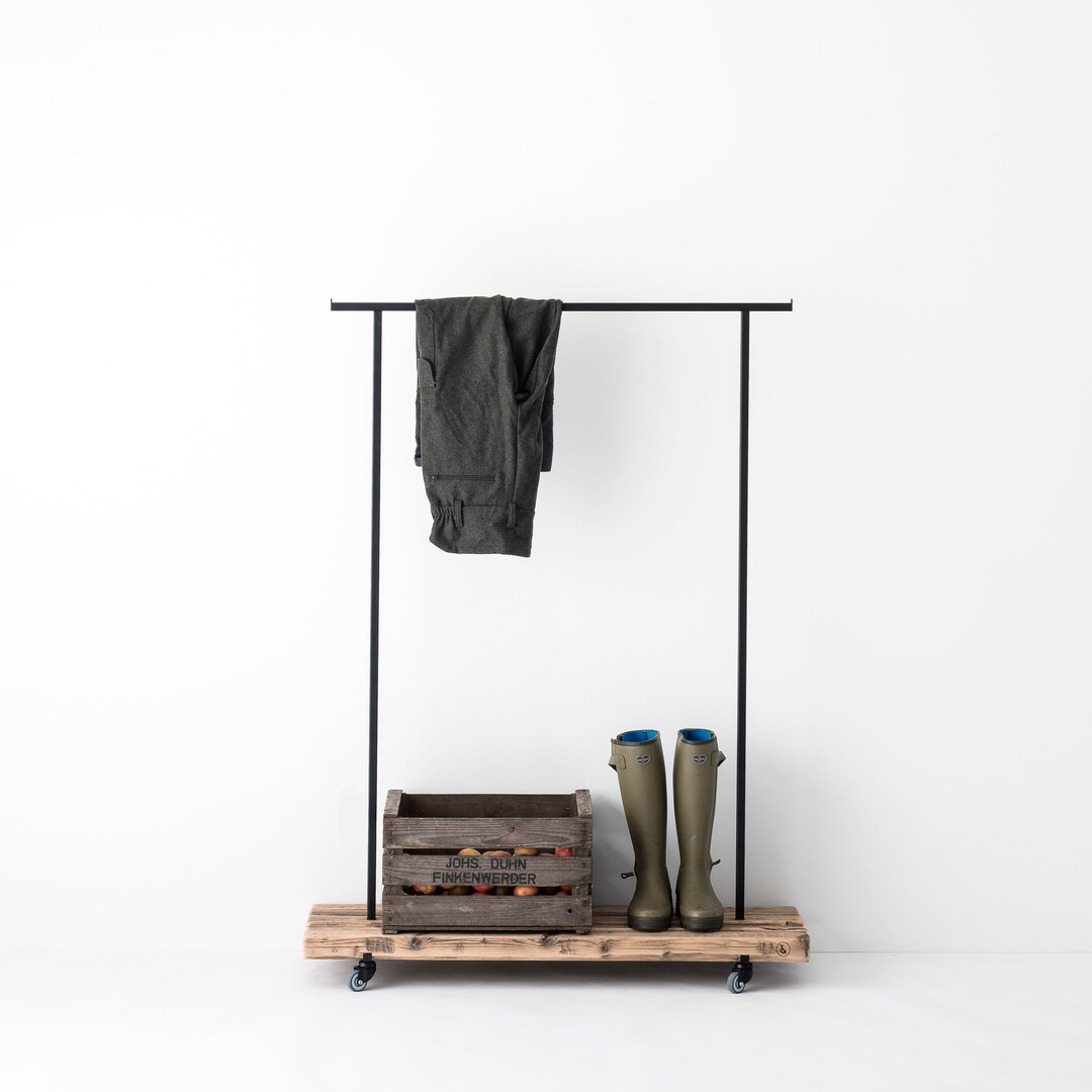 Recycled Reclaimed Wood Clothes Rack for the Hallway or Bedroom - Etsy