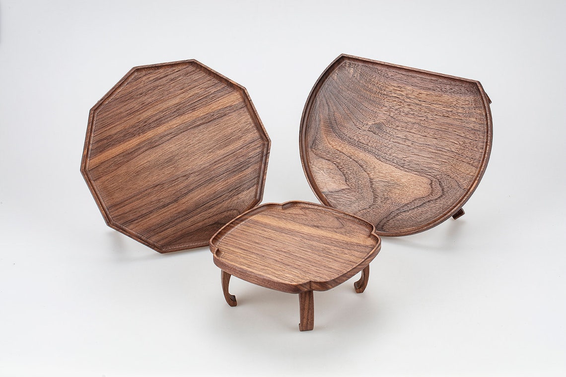 Walnut Mini Soban / Korean Antique Style Small Table / - Etsy