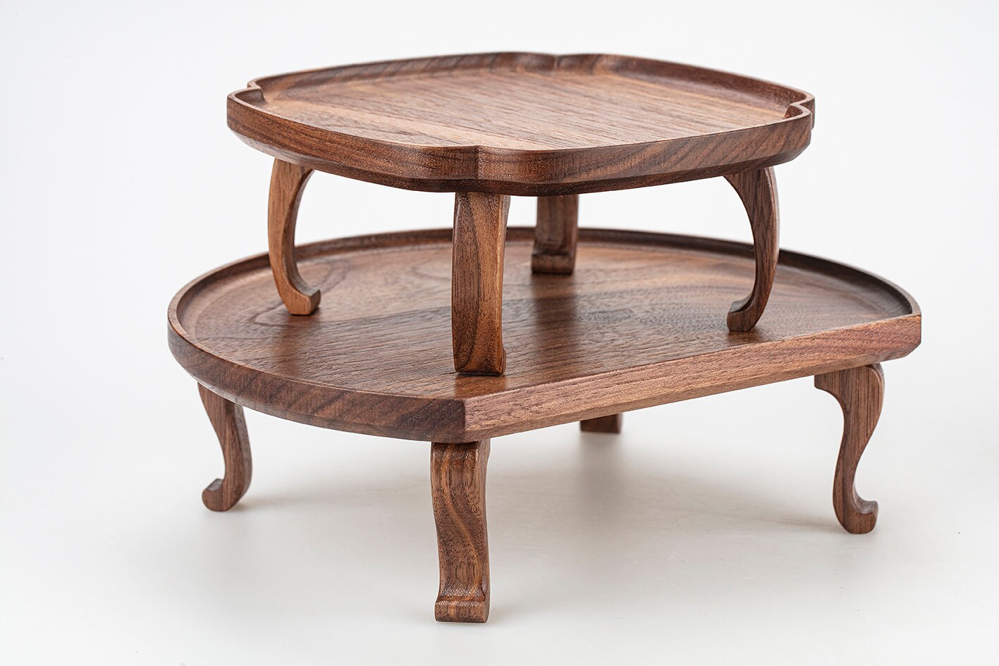 Walnut Mini Soban / Korean Antique Style Small Table / - Etsy