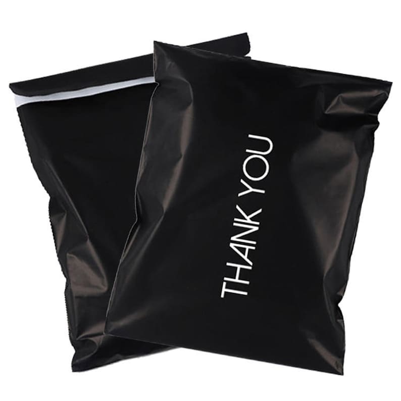 Black Custom Mailing Bags, Custom Poly Mailer With Logo, Eco Friendly ...