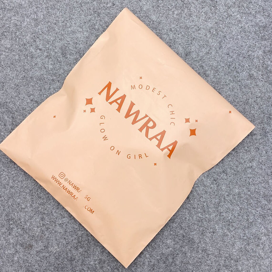 Custom Cream Poly Mailers Bag, Custom Beige Retail Packaging, Custom ...