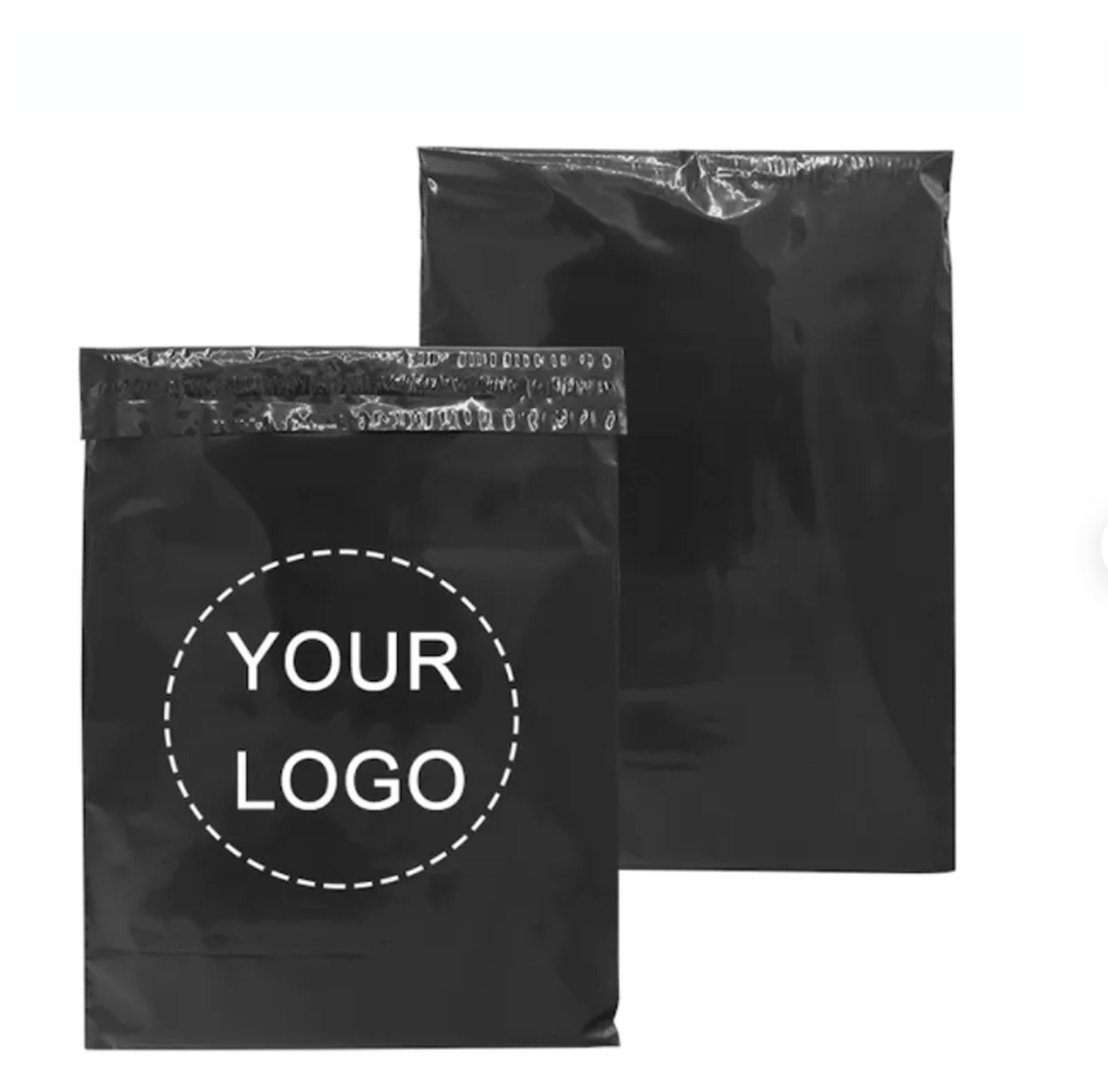 Black Custom Mailing Bags, Custom Poly Mailer With Logo, Eco Friendly ...