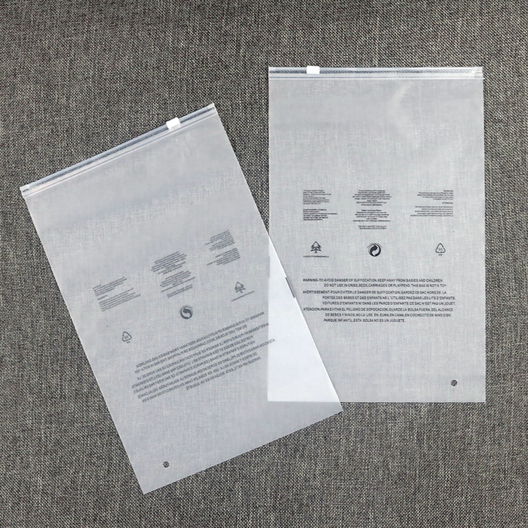 Custom Plastic Zipper Bag, Custom Frosted Zipper Seal Bags With Logo ...