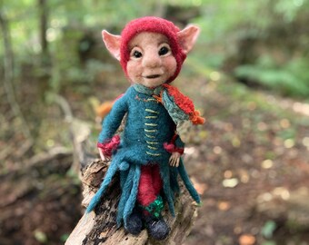 Needle Felted Elf | Etsy