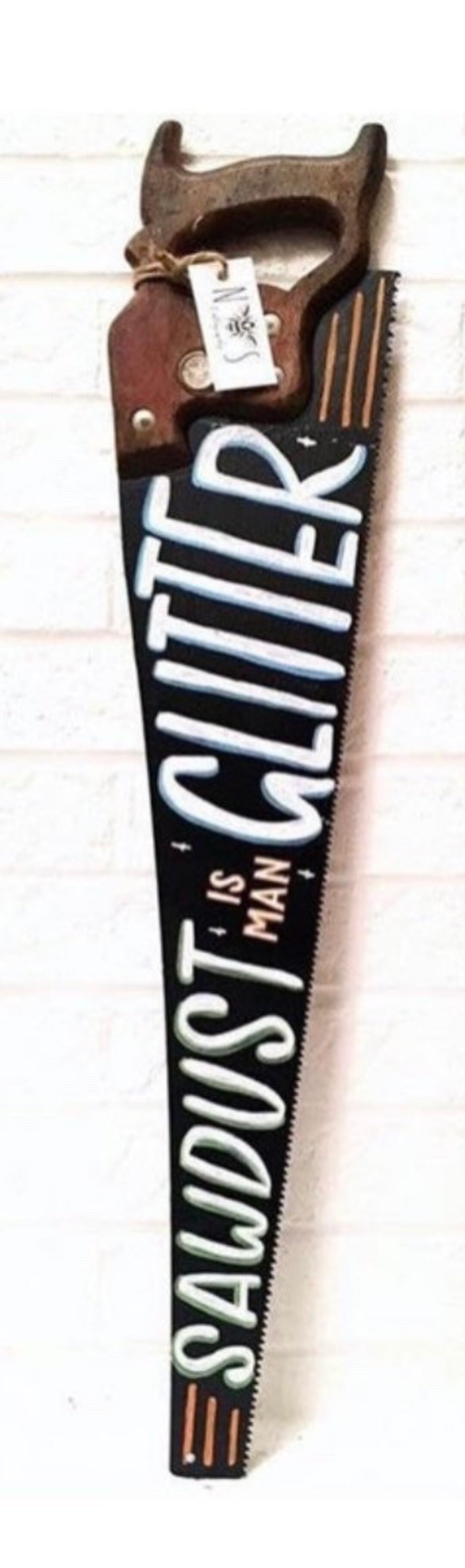 Hand Painted Vintage Saw - Etsy