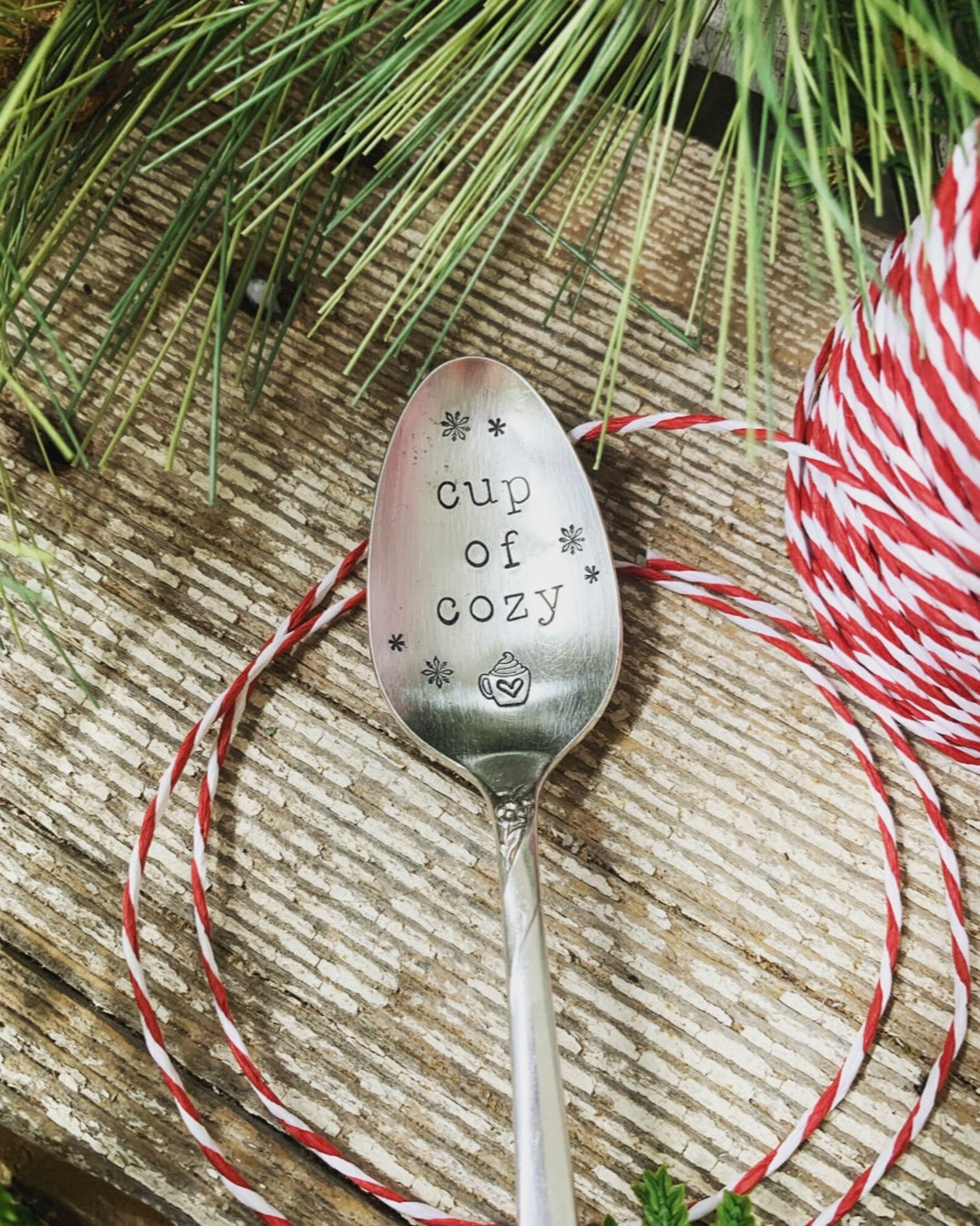 Cup of Cozy-holidays-hot Chocolate Spoon-coffee Spoon-cozy Mug-silver ...