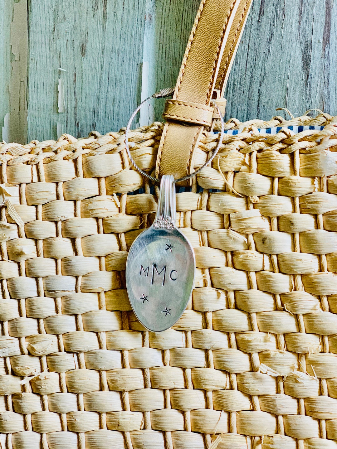 BAG TAG Custom Monogram Beach Bag Tag Pool Bag Tag Beach Life ...