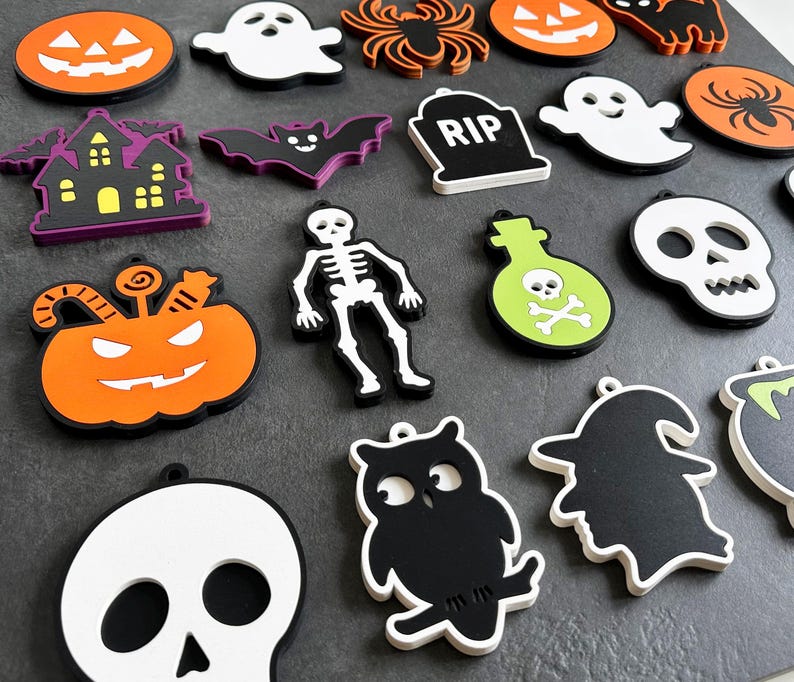 Halloween SVG Bundle - Set of 20, Layered Laser Cut Files, SVG DXF ...