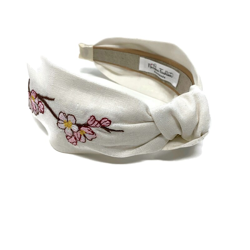 Embroidered Headband - Etsy