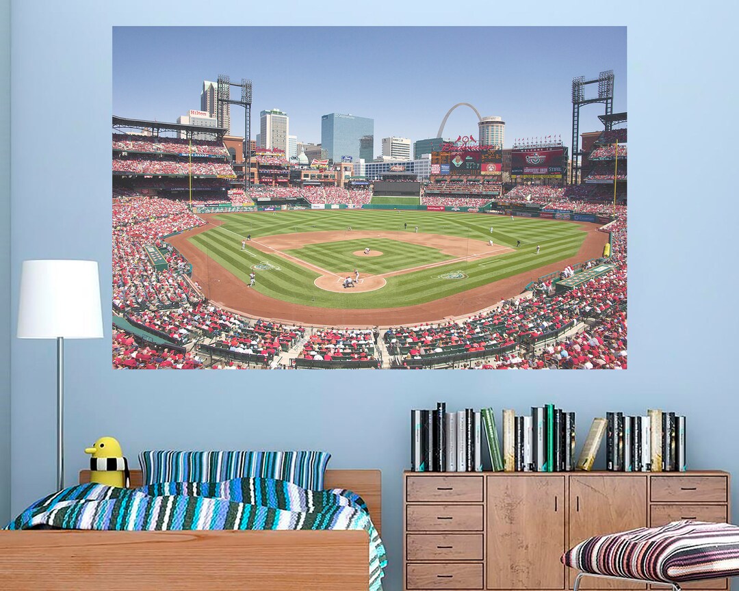 Busch Stadium Wall Decal St Louis Ballpark Saint-louis Stadium Busch ...