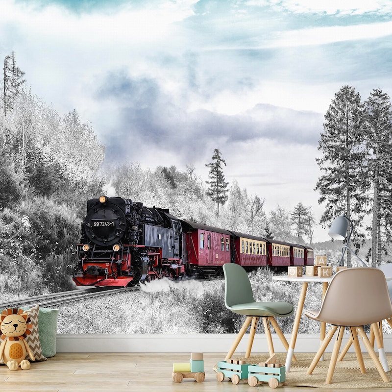 Train Wallpaper - Etsy