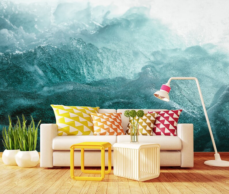 Water Mural Underwater Wallpaper Abstract Mural Sea Wave - Etsy Canada