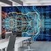 Abstract Electronic Circuit Board Wall Mural Wallpaper IT Technology ...