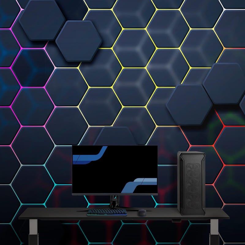 Rgb Wallpaper Pc - Etsy UK