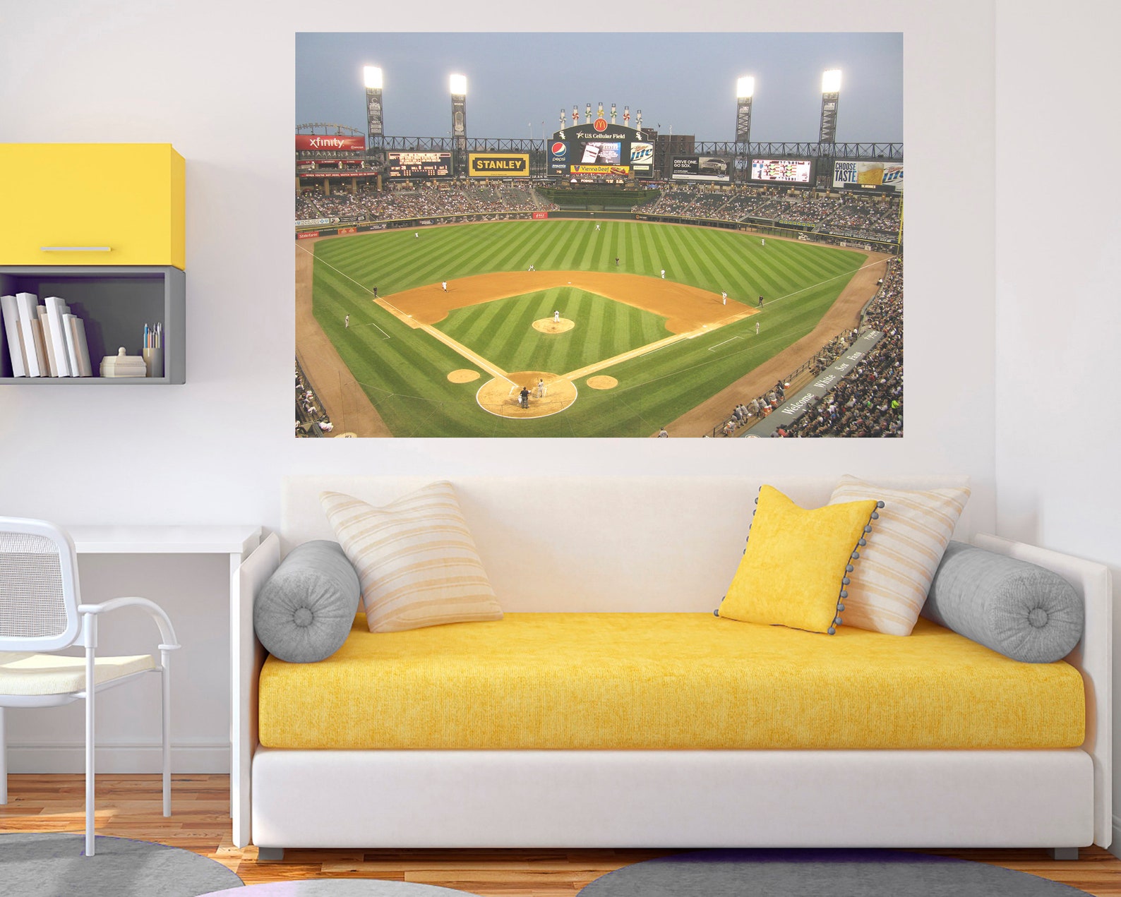 Cellular Field Decal Baseball Stadium Cellular Field Print | Etsy
