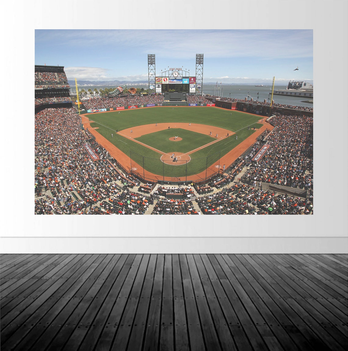 AT&T Park Wall Decal Baseball Park Print Stadium Decor Baseball Park ...