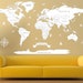 Travels Map Wall Decor Push Pin World Map Wall Decal Large Wall Sticker ...