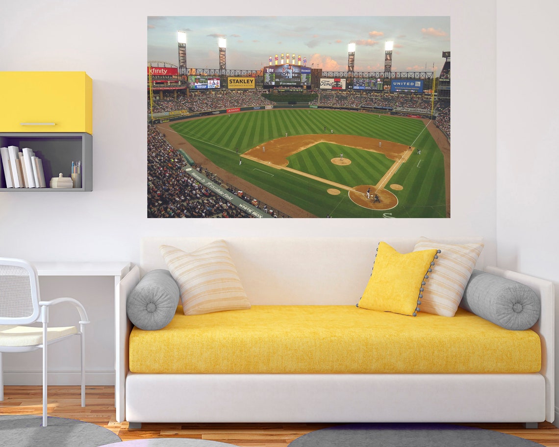 Cellular Field Decal Baseball Stadium Cellular Field Print | Etsy