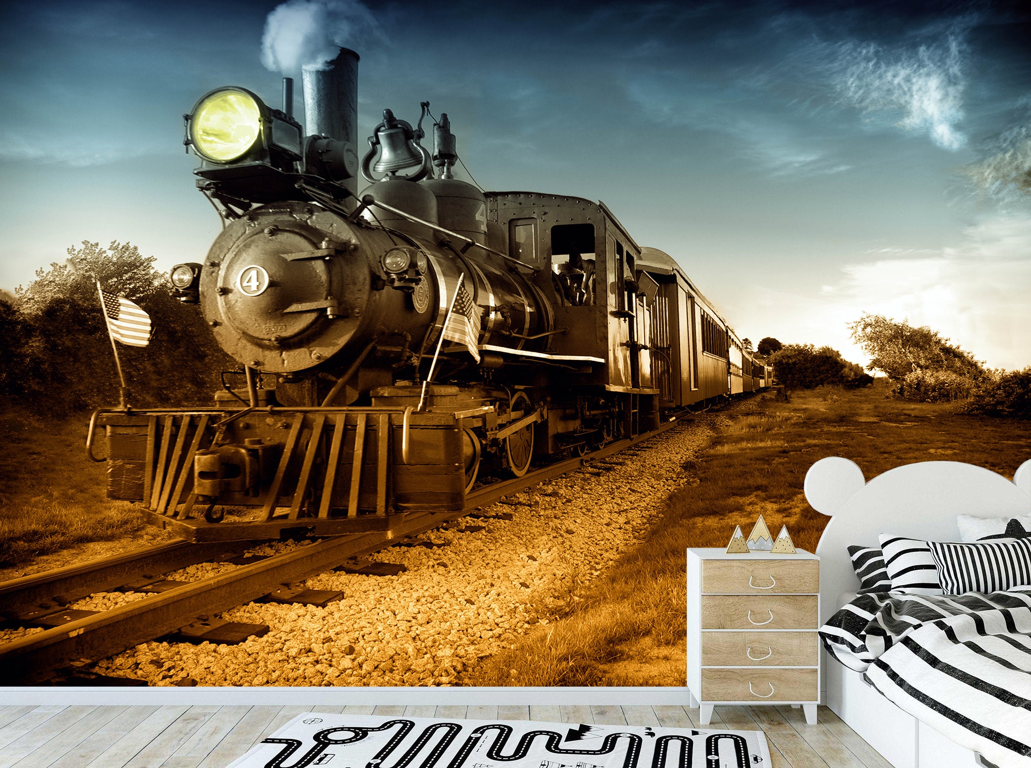 Train Tracks Wallpaper 3d