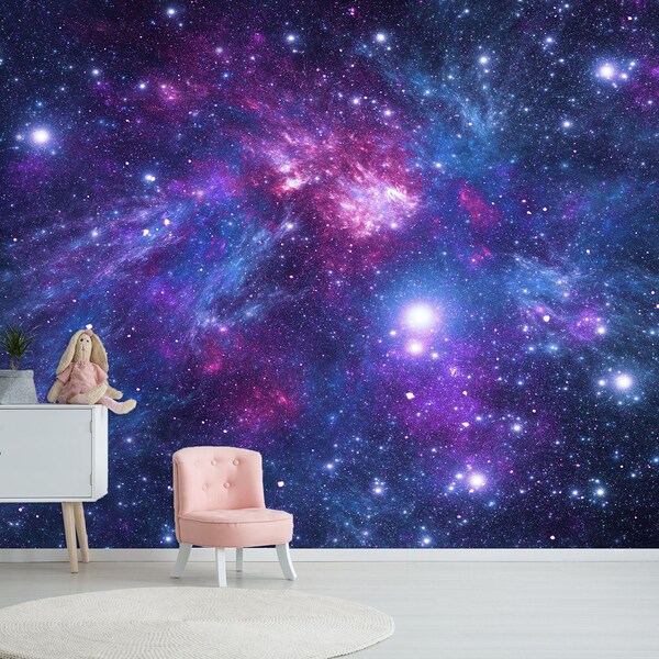 Galaxy Wall Mural - Etsy UK