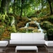 Forest Stream Waterfalls Wall Mural Nature Landscape Photo Wallpaper ...