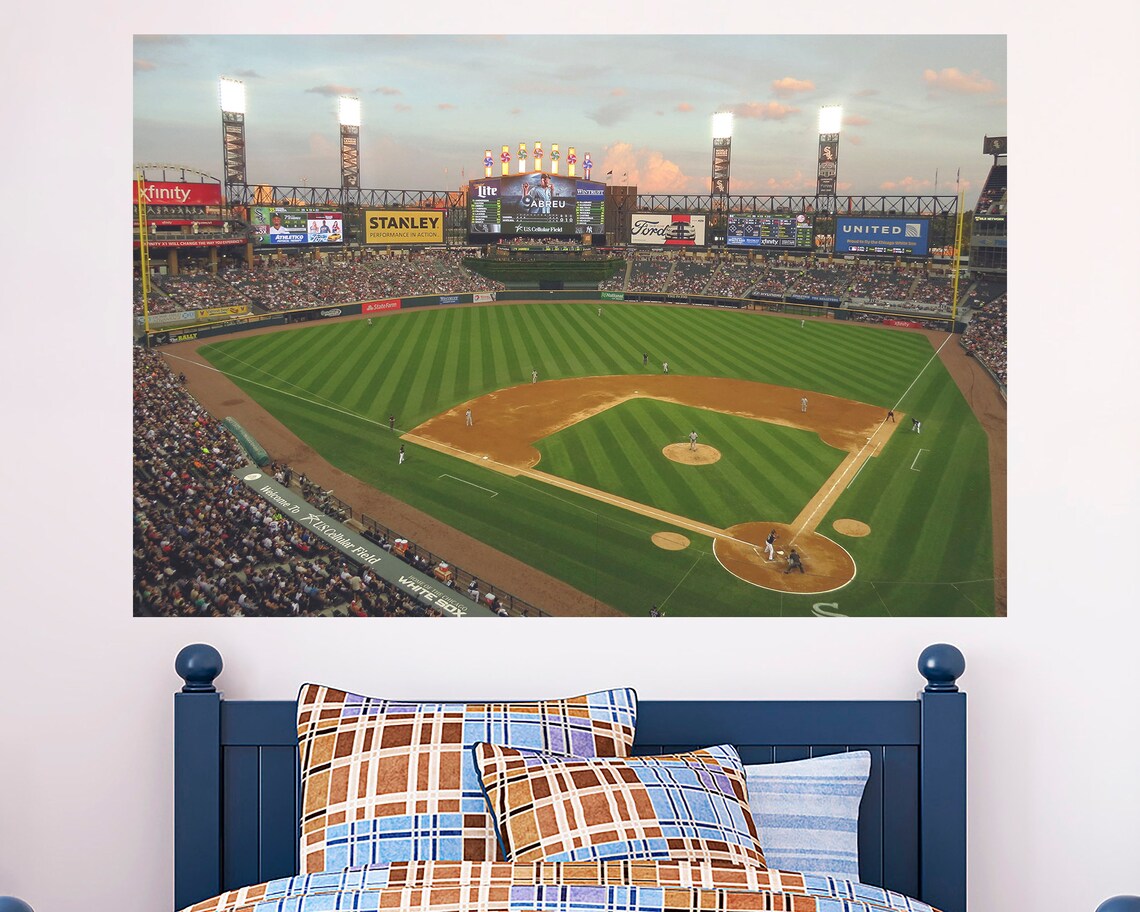 Cellular Field Decal Baseball Stadium Cellular Field Print | Etsy