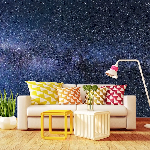 Star Clusters Galaxy Wallpaper Peel and Stick Space Wall Mural - Etsy