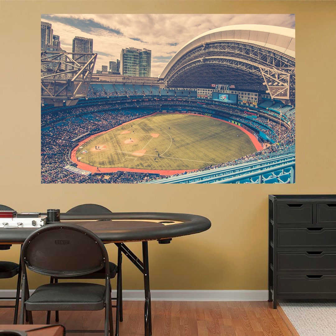 Toronto Baseball Wall Decal Baseball Park Vinyl Print Stadium - Etsy