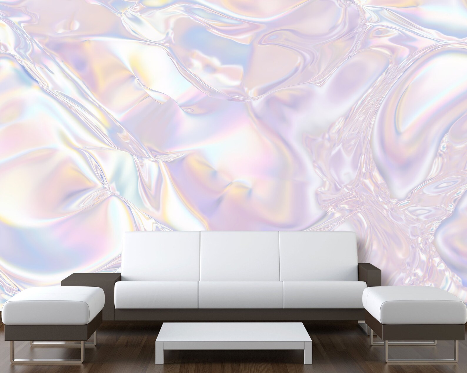 Abstract Wall Mural Pearl Background Wallpaper Peel and Stick | Etsy