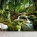 Forest Stream Waterfalls Wall Mural Nature Landscape Photo Wallpaper ...