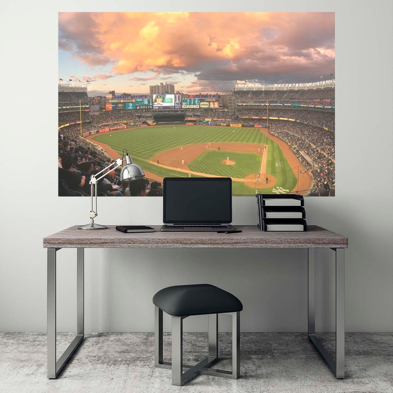 Yankee Stadium Decal Baseball Stadium Yankee Stadium Print | Etsy