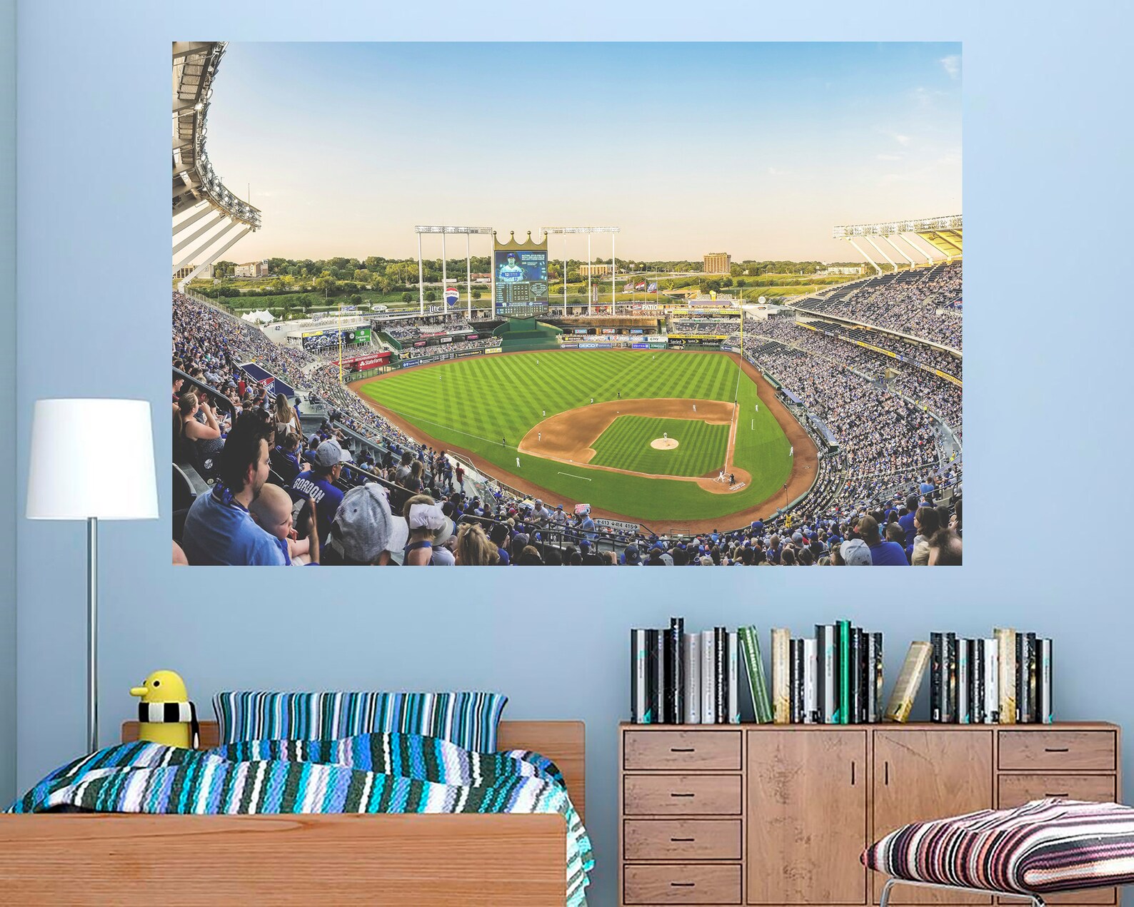 Kauffman Stadium Decal Kansas City Baseball Park Vinyl Wall | Etsy