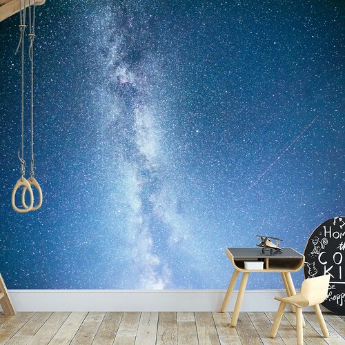 Star Clusters Galaxy Wallpaper Peel and Stick Space Wall Mural - Etsy