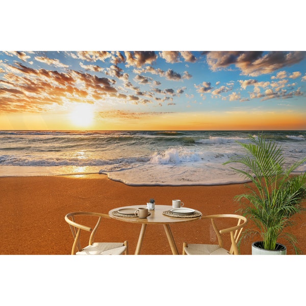 Sunset Wall Mural - Etsy