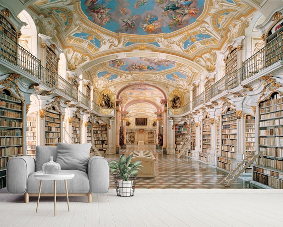 Old Home Library Murals