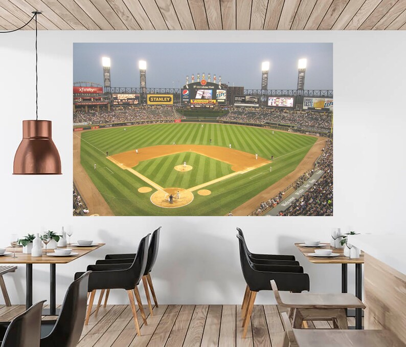 Cellular Field Decal Baseball Stadium Cellular Field Print | Etsy