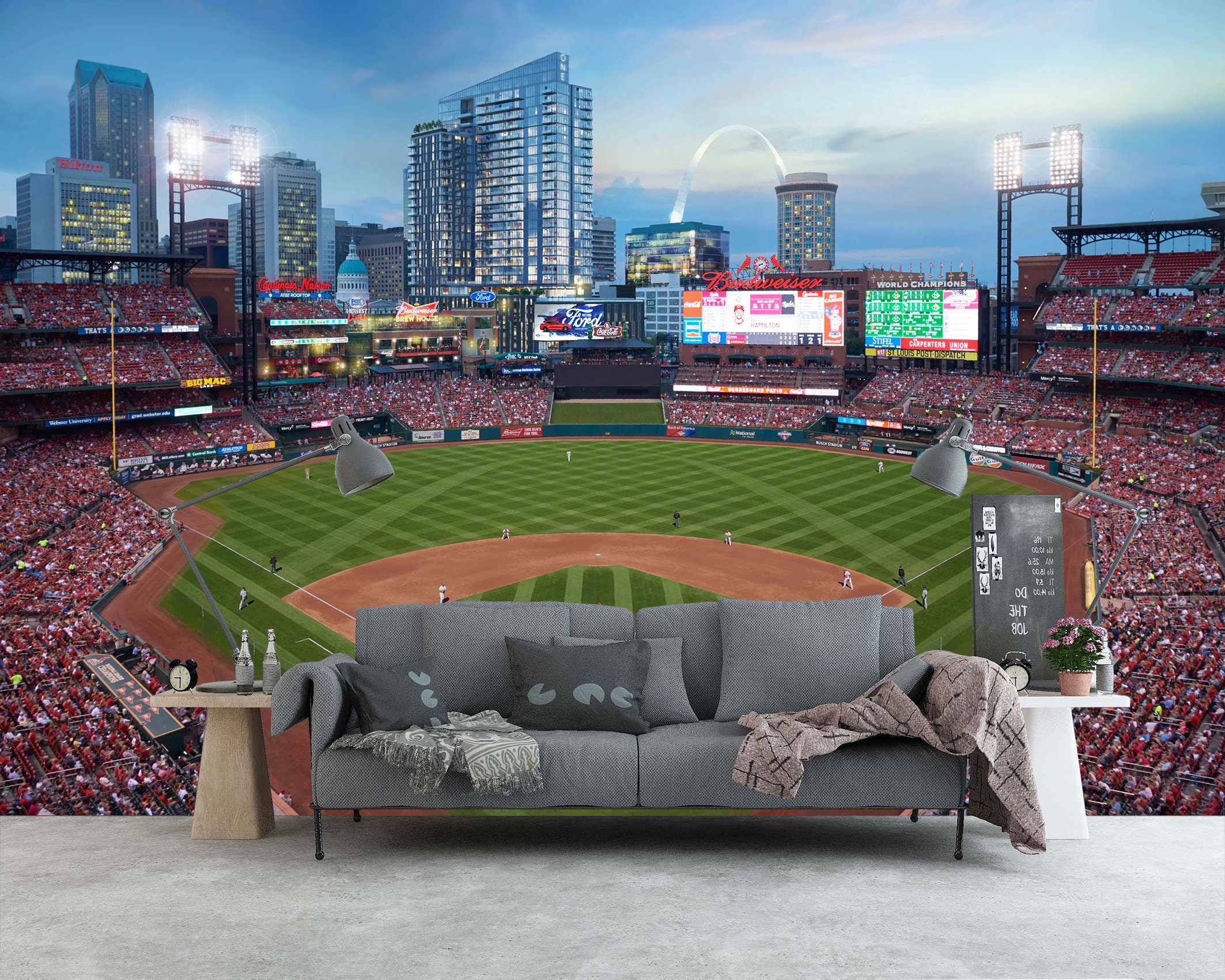 Baseball Field Landscape Wallpaper