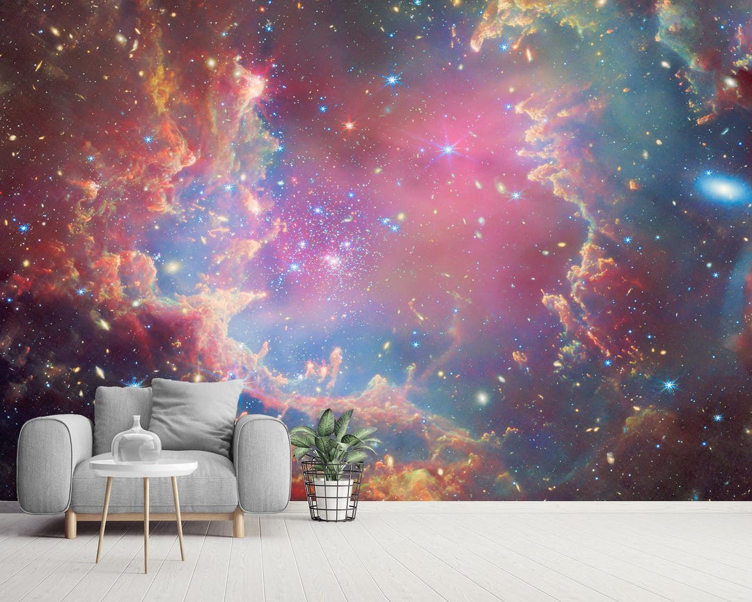 Fantastic Space Photo Mural Wallpaper Peel and Stick Vinyl / Unpasted ...