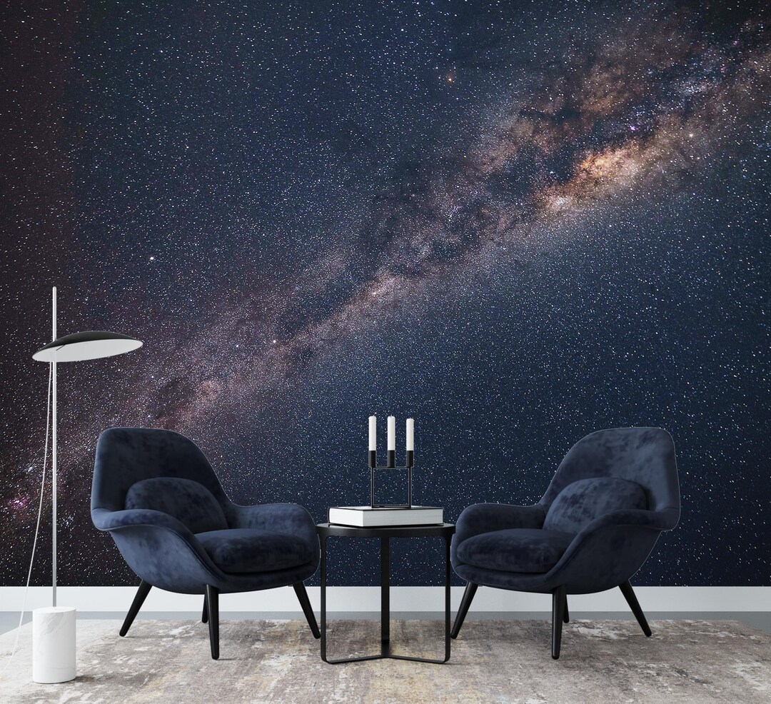 Space Galactic Stars Wallpaper Bedroom Wall Mural Space Astronomy ...