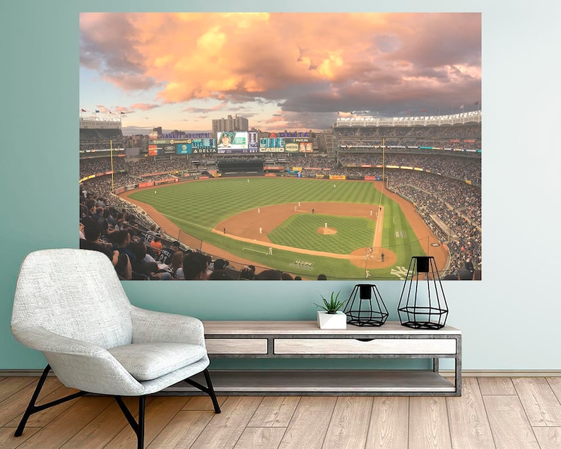 Yankee Stadium Decal Baseball Stadium Yankee Stadium Print | Etsy