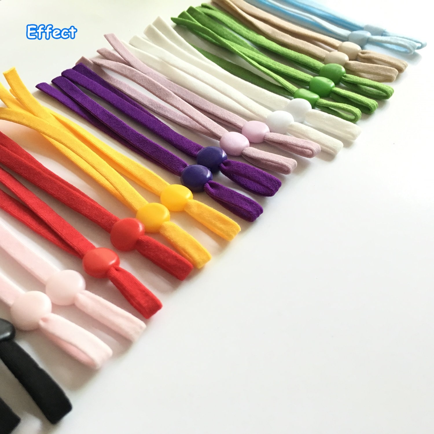 DIY Face Mask Ear Loop Adjuster Sliders - Adjustable Elastic Cord ...