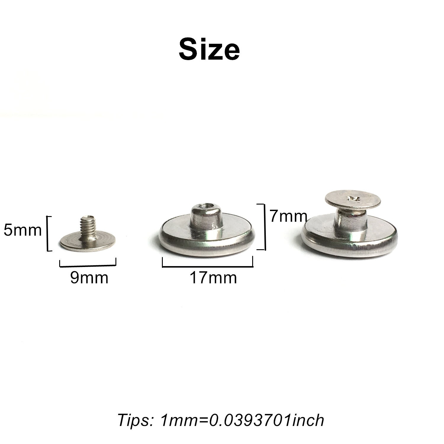 Screw Jeans Buttons and Rivet Bulk,add or Reduce Pants Waist Instant,no ...