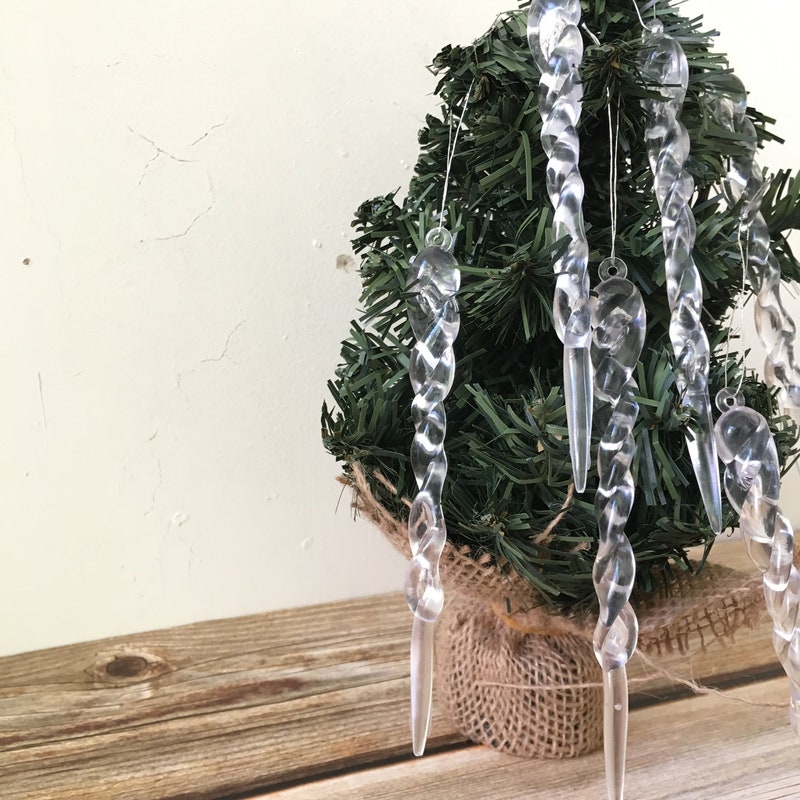 Crystal Icicles for Tree - Etsy