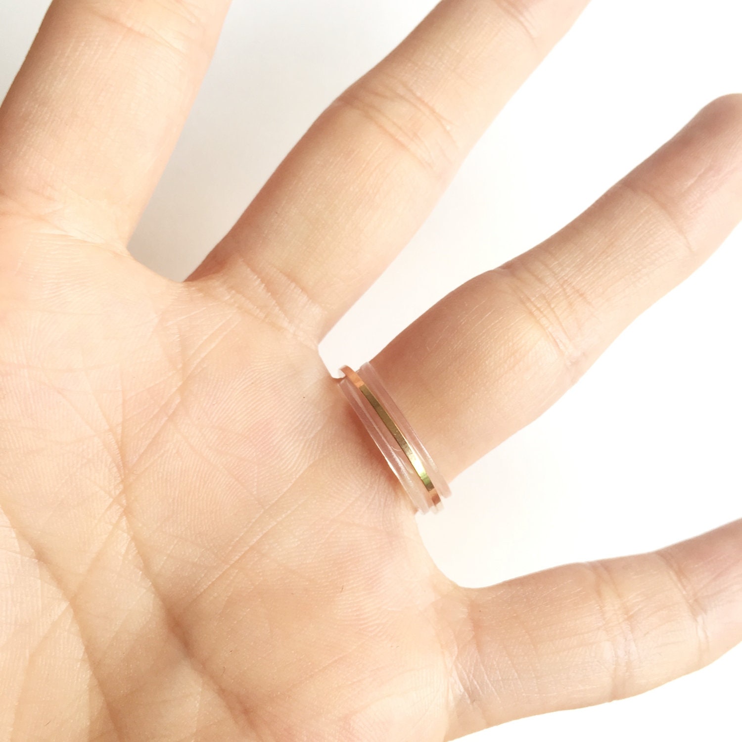 4PC Invisible Ring Size Adjuster Reducer for Loose Rings, Fit Women Men ...