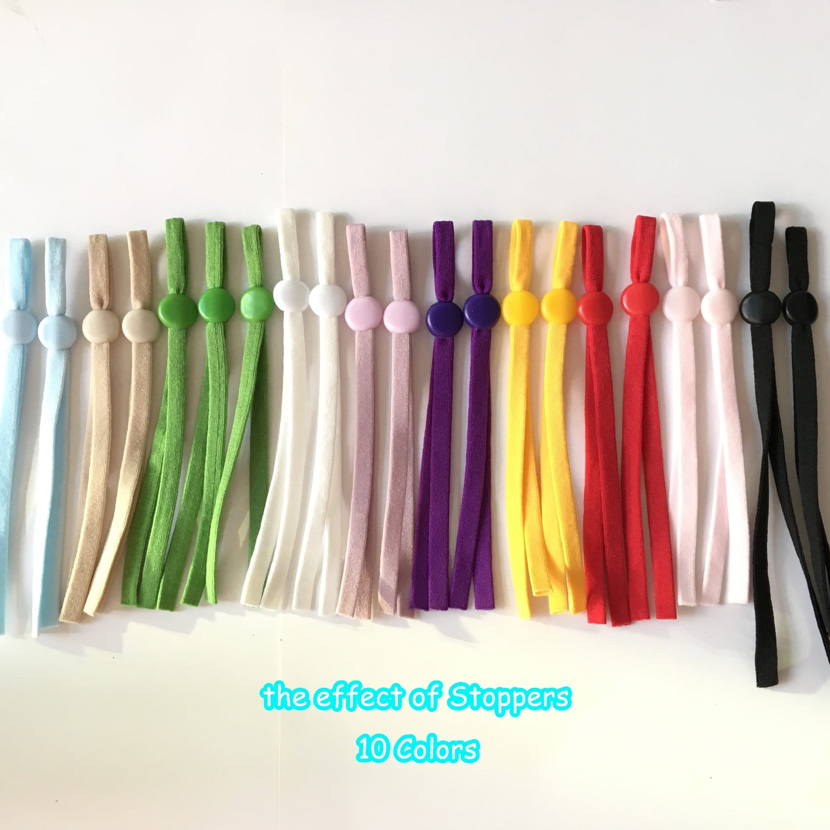 DIY Face Mask Ear Loop Adjuster Sliders - Adjustable Elastic Cord ...